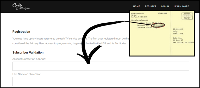 Setup your watchTVeverywhere – Quality Cablevision