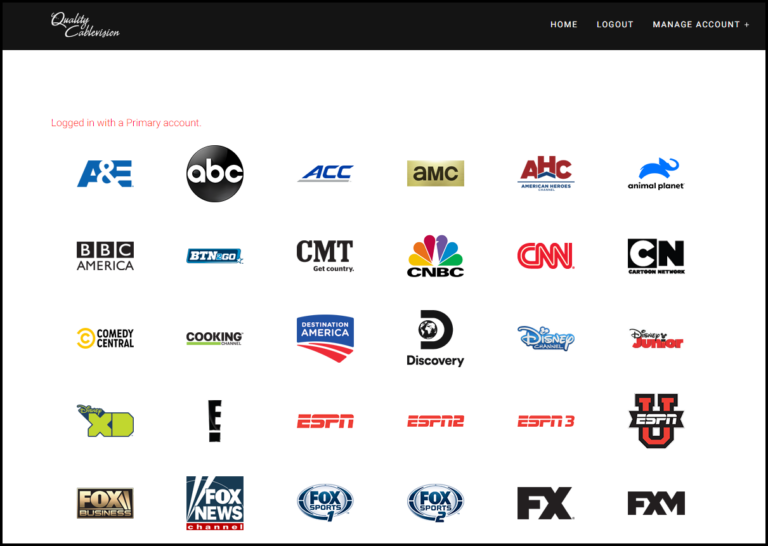 Setup your watchTVeverywhere – Quality Cablevision